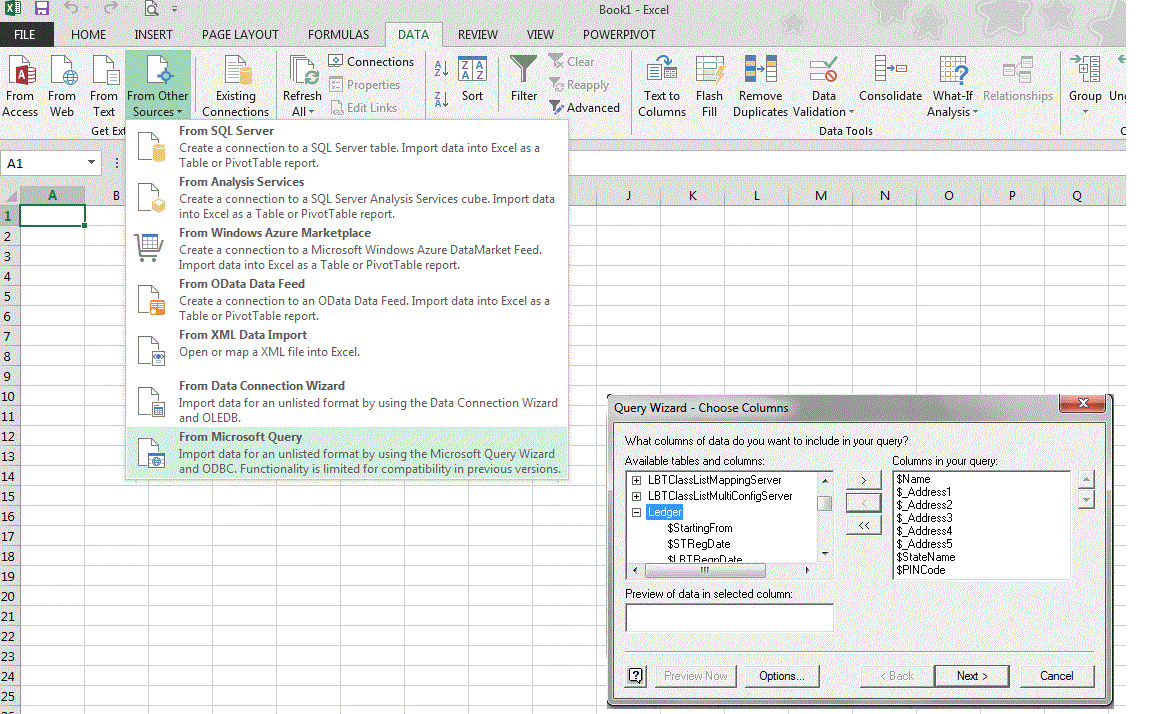 Data Extraction Using ODBC - FAQ