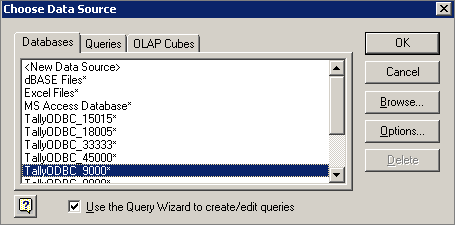 Data Extraction Using ODBC - FAQ