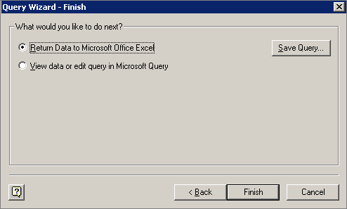 Data Extraction Using ODBC - FAQ