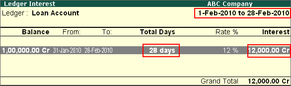 Interest Calulation - FAQs