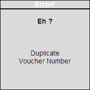 Voucher Class and Voucher Numbering - FAQ