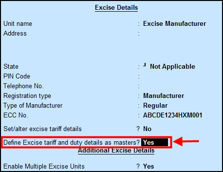 How to Configure Excise Details based on Classification or Groups in ...