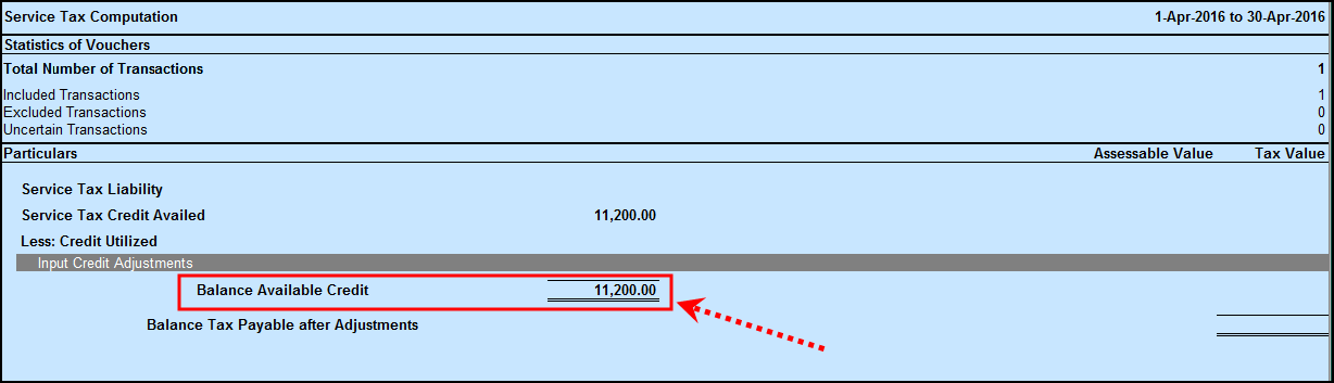 How to account opening Service Tax Balances from Release 5 onwards?