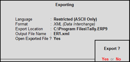 Exporting Excise e-return in Release 5