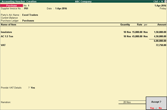 Recording Transactions