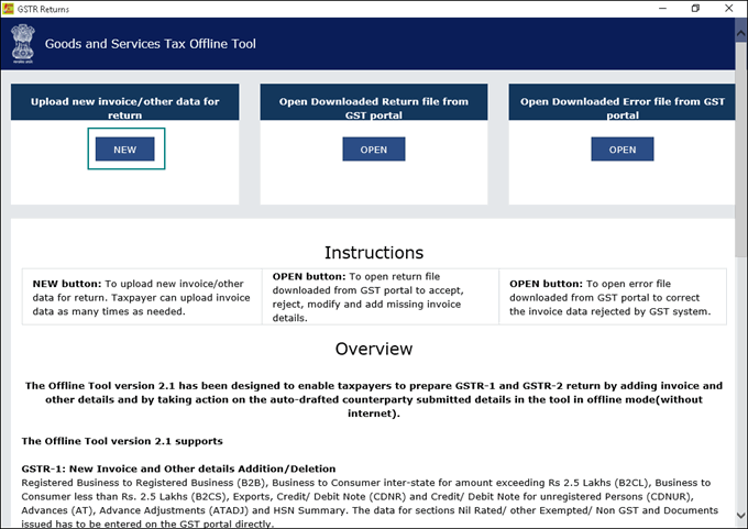 How To Create Json File In Gst Offline Tool Create Info