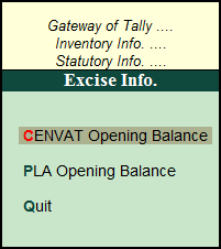 How to account CENVAT Credit opening Balance in books of accounts From ...