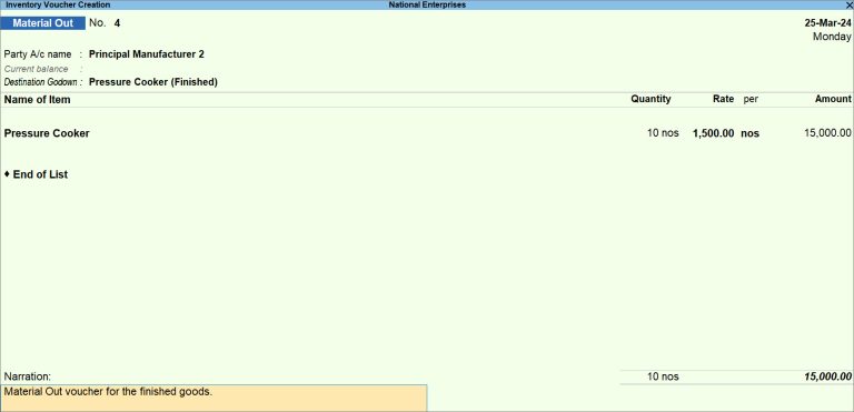 How to Record Job Work In Orders in TallyPrime - Job Worker | TallyHelp