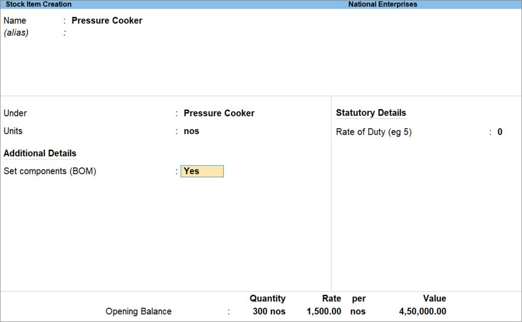 How to Set Up TallyPrime for Job Work Orders | TallyHelp