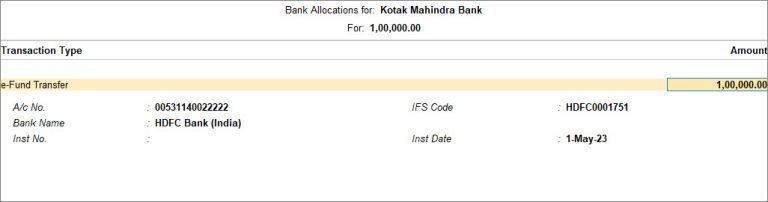 How to Create Payment Vouchers with e-Payment Details | TallyHelp