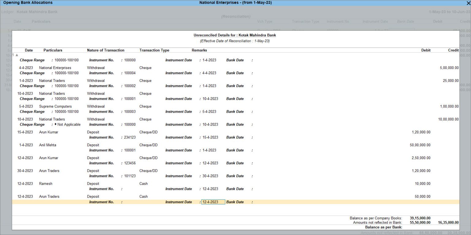 How to reconcile Bank Statements automatically and manually in ...