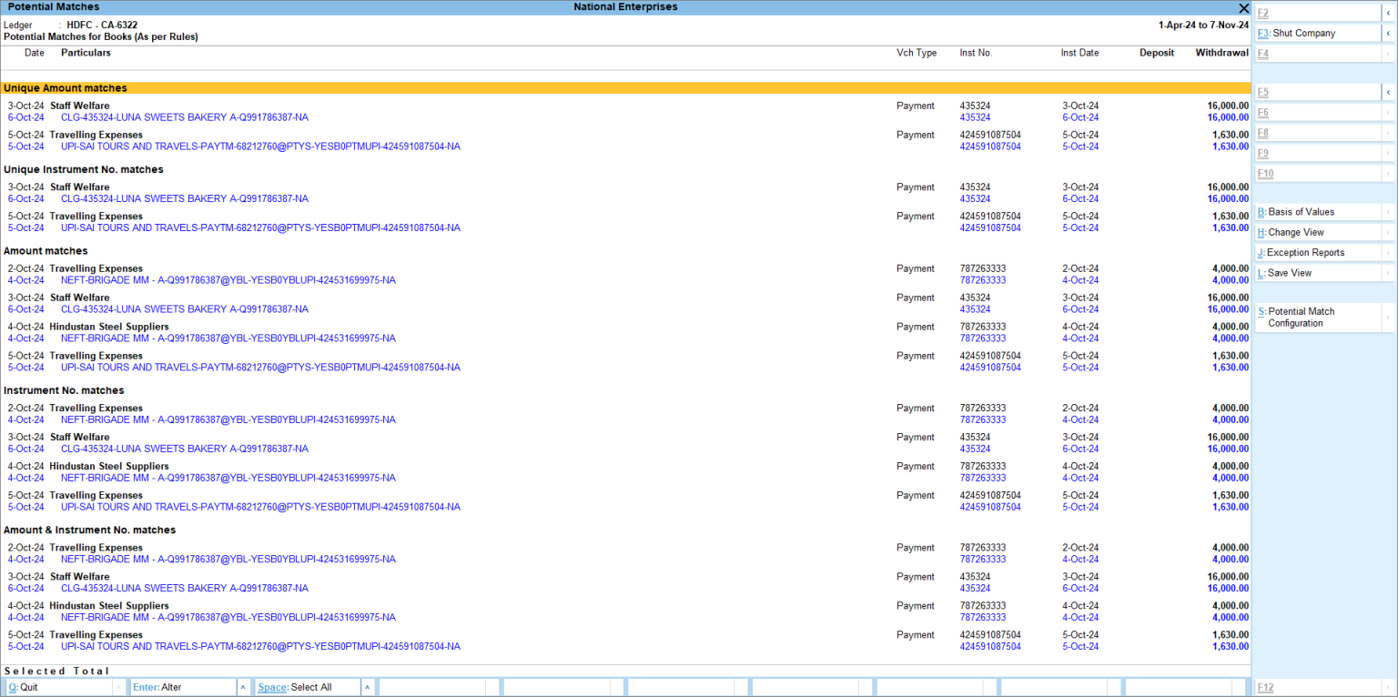How to Auto-reconcile Transactions with Bank Statement in TallyPrime | TallyHelp