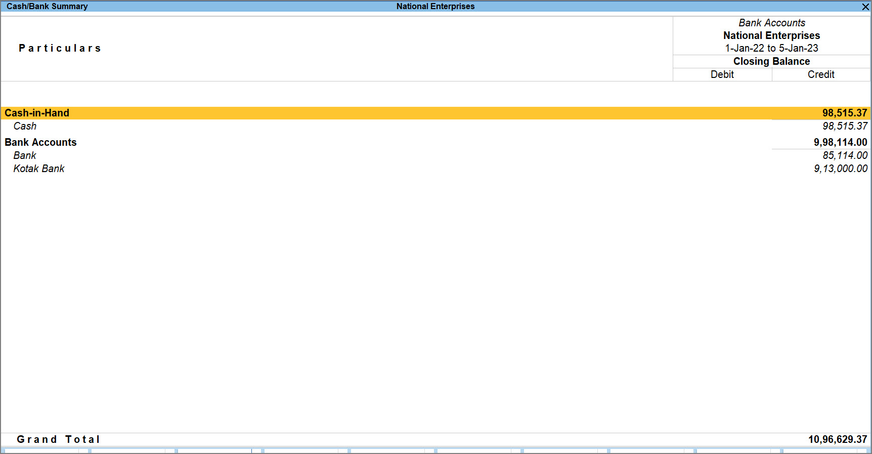 How to View Cash Book and Bank Book in TallyPrime | TallyHelp