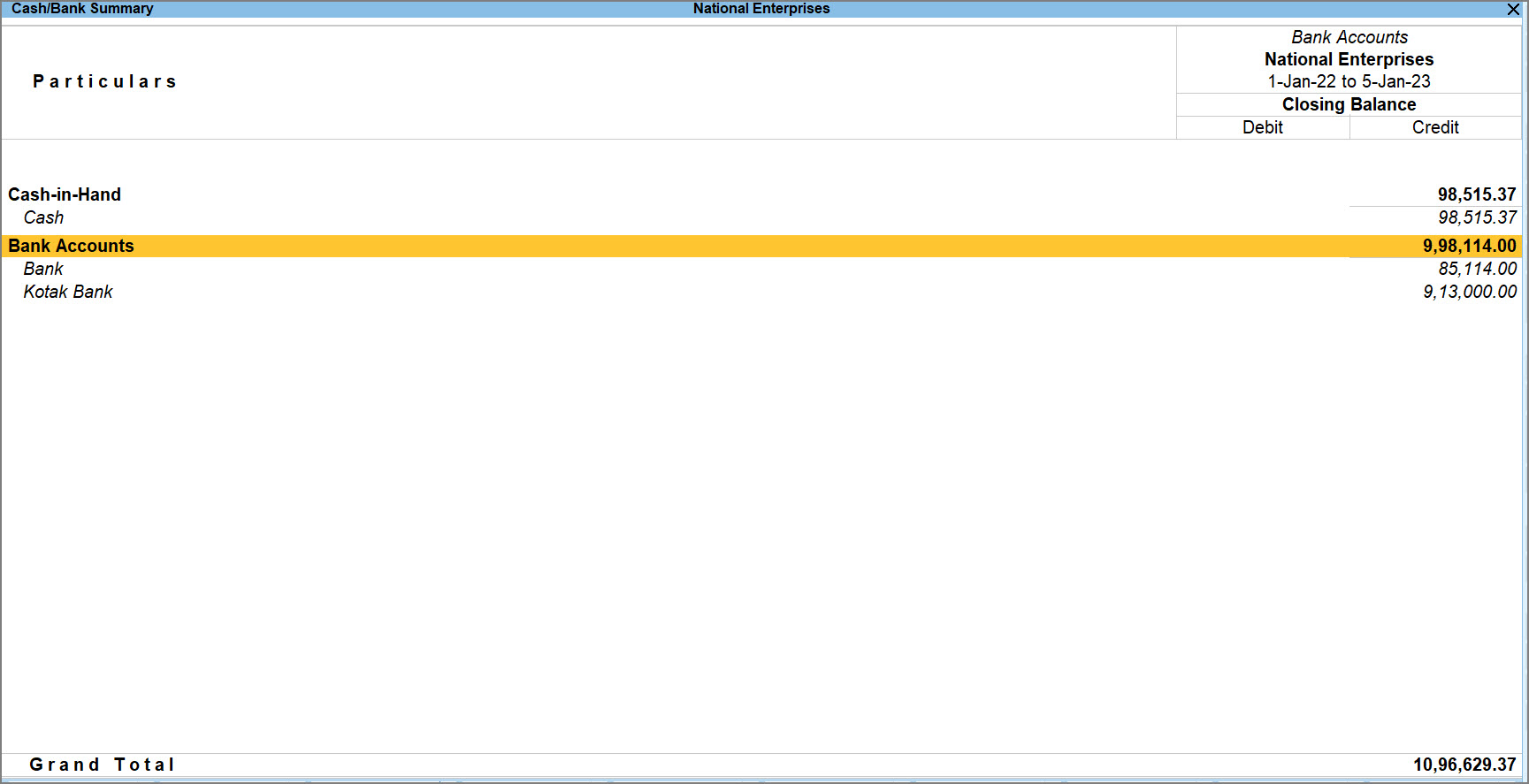 How to View Cash Book and Bank Book in TallyPrime | TallyHelp