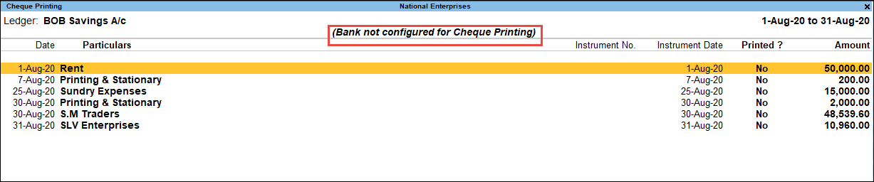 How To Print Cheques Using TallyPrime TallyHelp