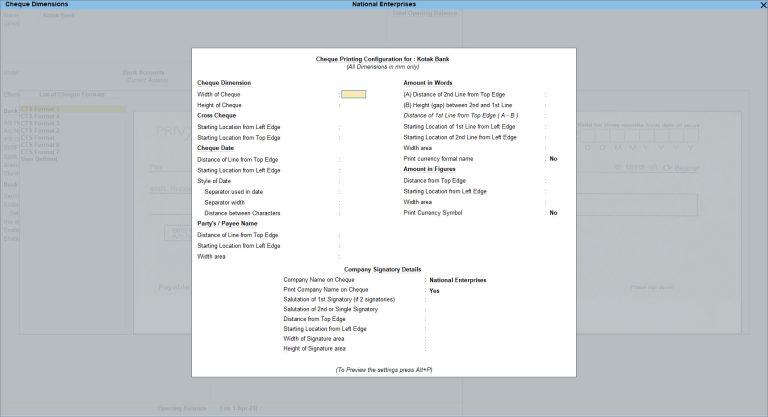 How to Make Cheque Payments and Print Cheques in TallyPrime | TallyHelp