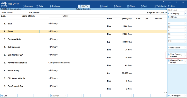 How to Use Chart of Accounts in TallyPrime | TallyHelp