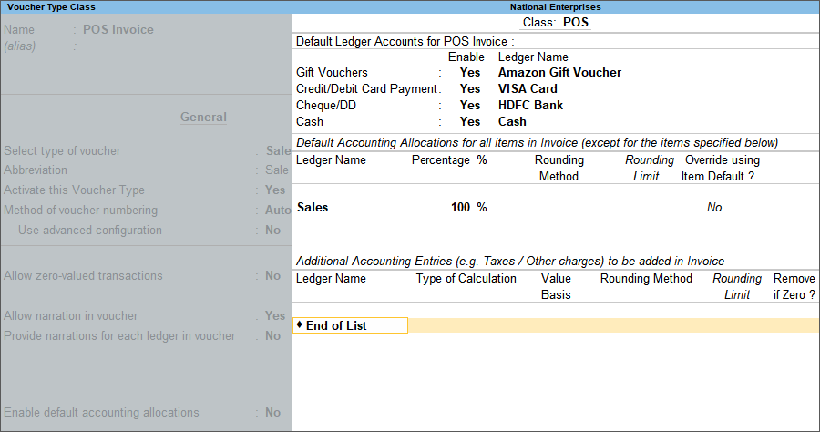 Voucher Types In TallyPrime TallyPrime