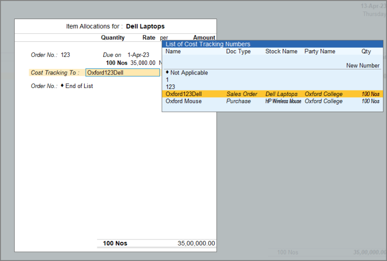 How to Track Item Cost in TallyPrime | TallyHelp