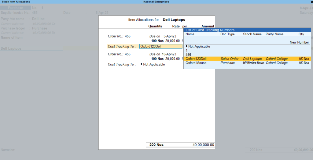 How to Track Item Cost in TallyPrime | TallyHelp