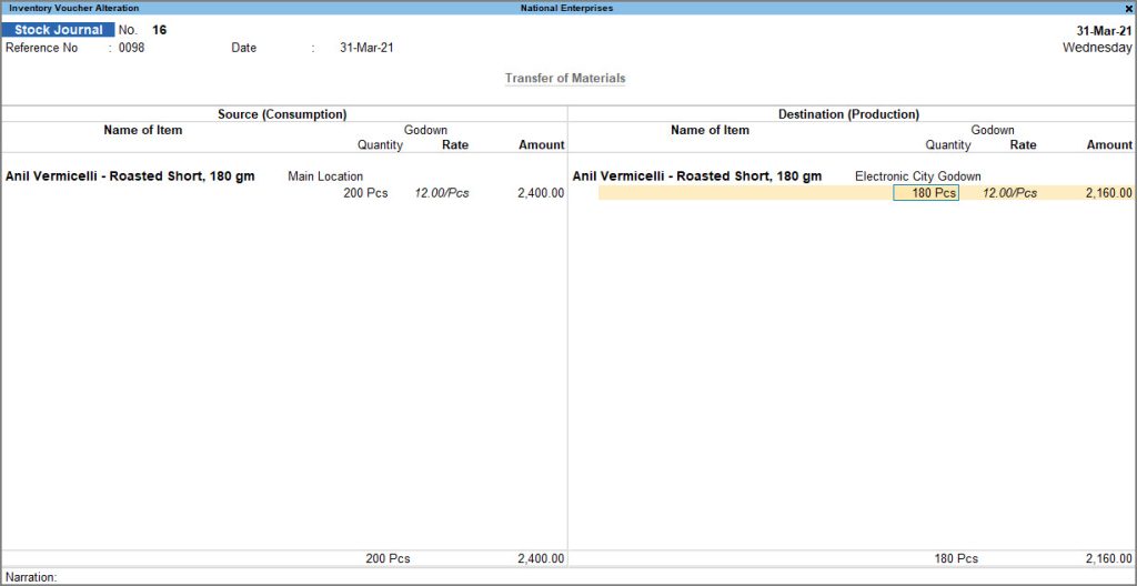How to Record Inventory Vouchers in TallyPrime | TallyHelp