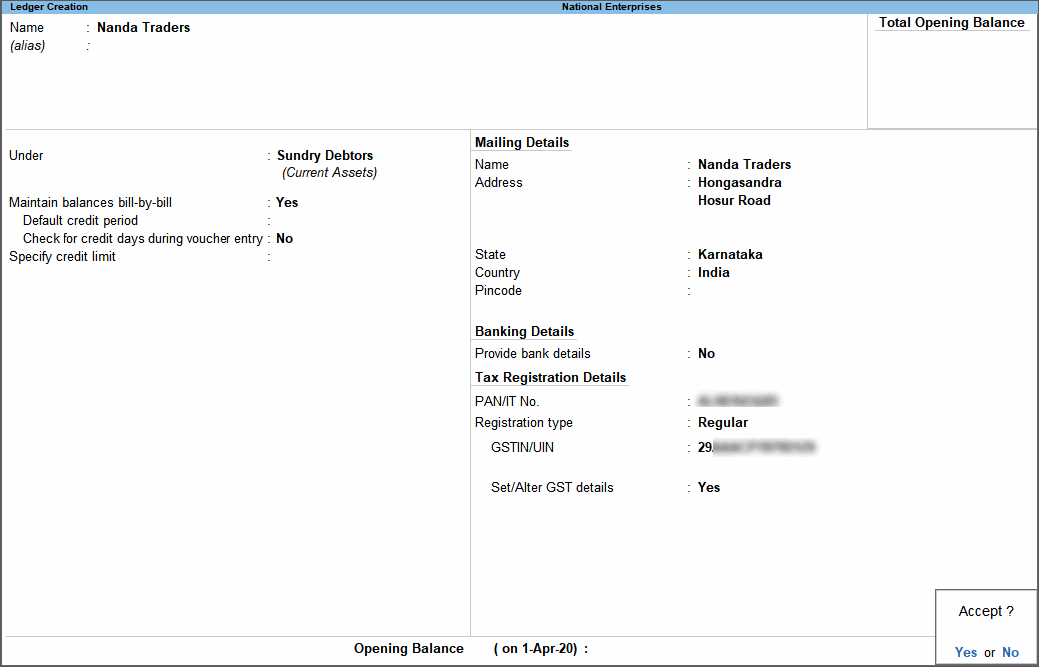 How To Create Party Ledgers For GST In TallyPrime TallyHelp