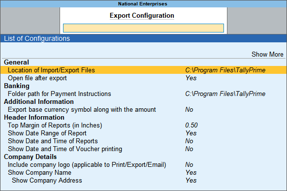 How To Export Data In TallyPrime TallyHelp