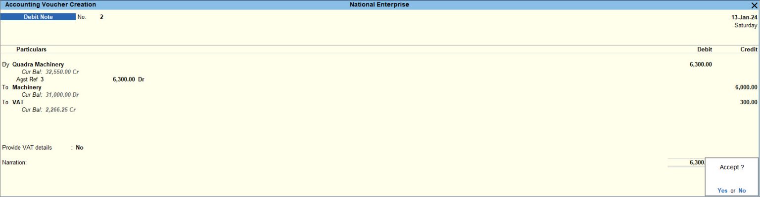 How to Create Vouchers for Purchases and Purchase Returns Under GCC VAT ...