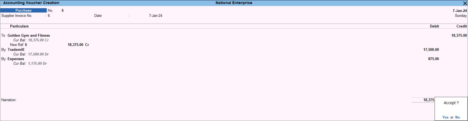 How to Create Vouchers for Purchases and Purchase Returns Under GCC VAT ...