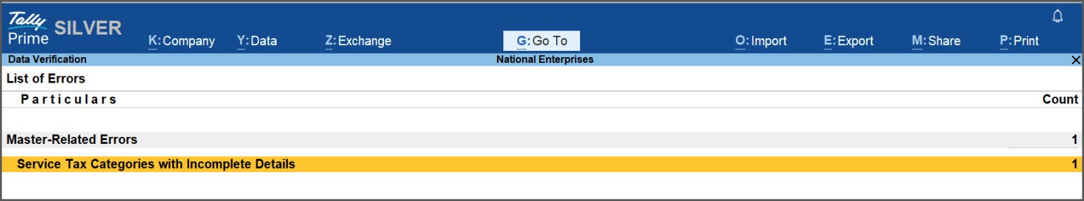 How to Resolve Errors While Verifying Company Data in TallyPrime | TallyHelp