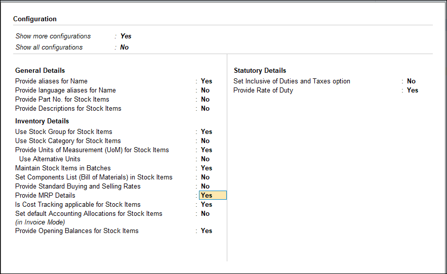 How To Display Mrp In The Invoice In Tallyprime Vat Tallyhelp CLOUD