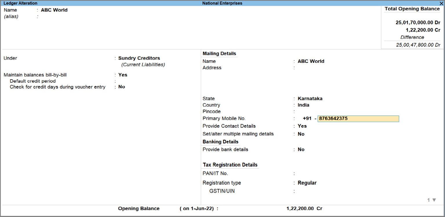 How to Use Ledgers in TallyPrime | TallyHelp
