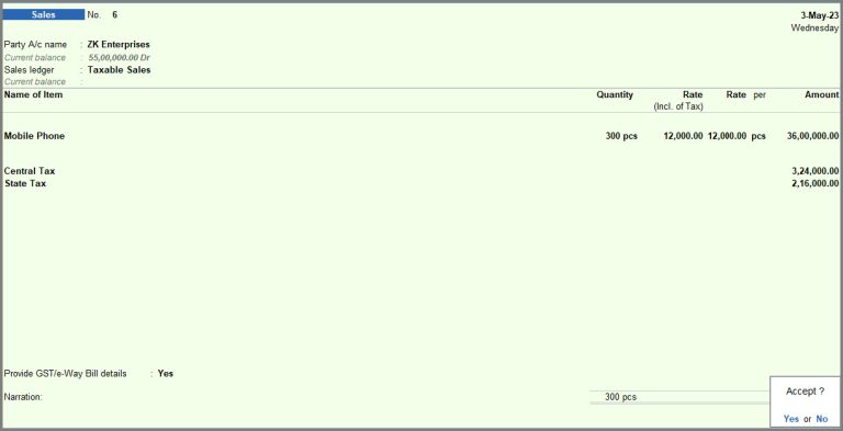 How to Work with Sales Register in TallyPrime | TallyHelp