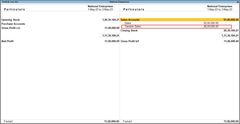 How to Work with Sales Register in TallyPrime | TallyHelp