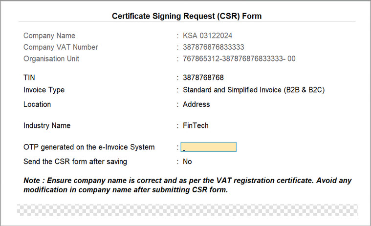 e-Invoicing Under KSA e-Invoice Integration Phase - FAQ | TallyHelp