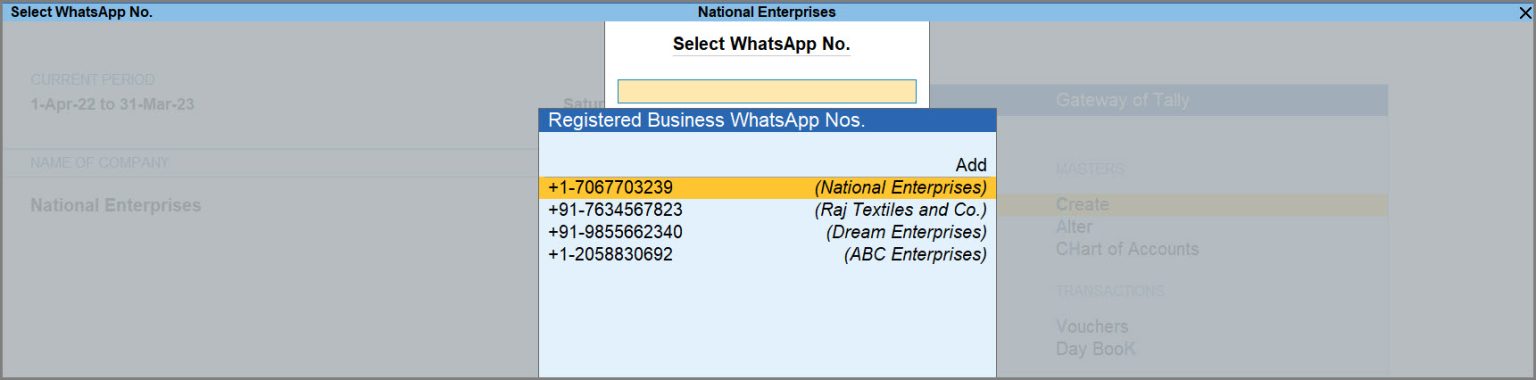 How to Share Documents using TallyPrime with WhatsApp | TallyHelp