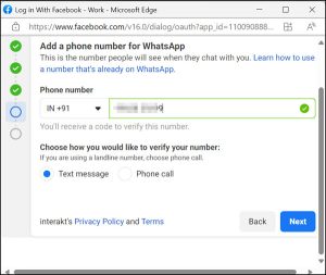 Sign Up for WhatsApp | TallyHelp | TallyHelp