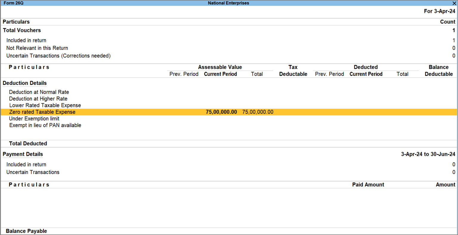 How to Record TDS on Purchase of Goods Under Section 194Q in TallyPrime ...