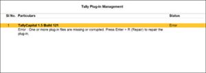 Manage Tally Plug-Ins | TallyHelp