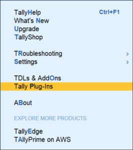 Manage Tally Plug-Ins | TallyHelp