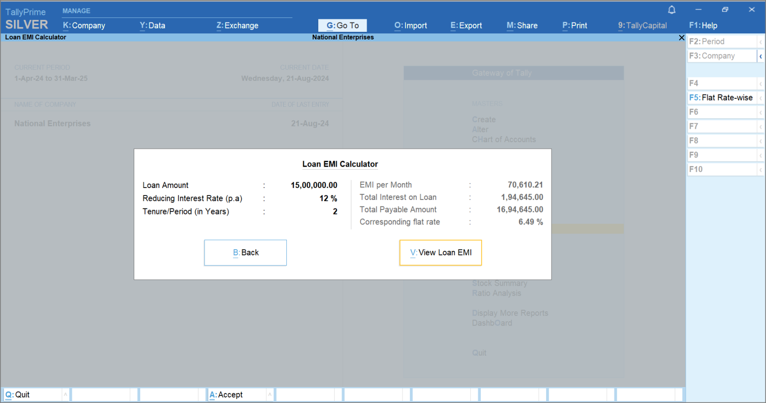 How to Apply for a Business Loan in TallyCapital Add-On | TallyHelp