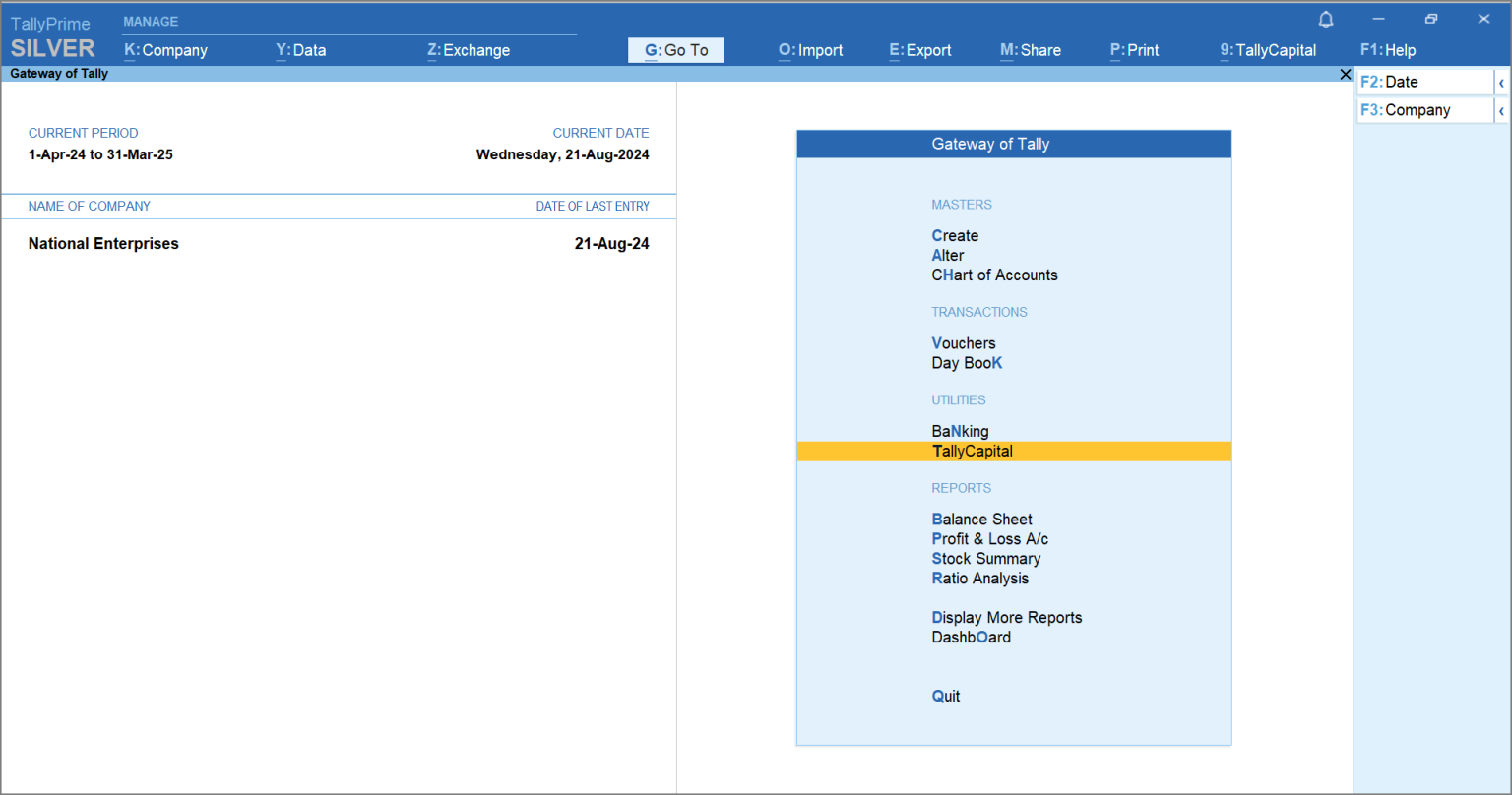 How to Apply for a Business Loan in TallyCapital Plug-In | TallyHelp