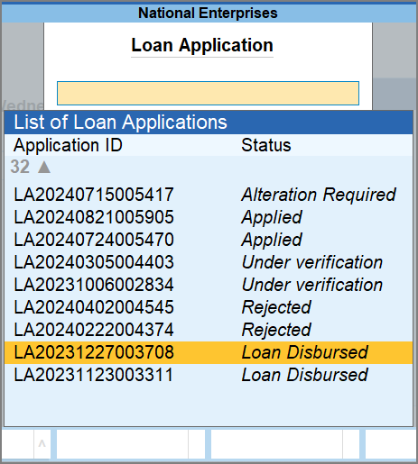 How to Apply for a Business Loan in TallyCapital Plug-In | TallyHelp