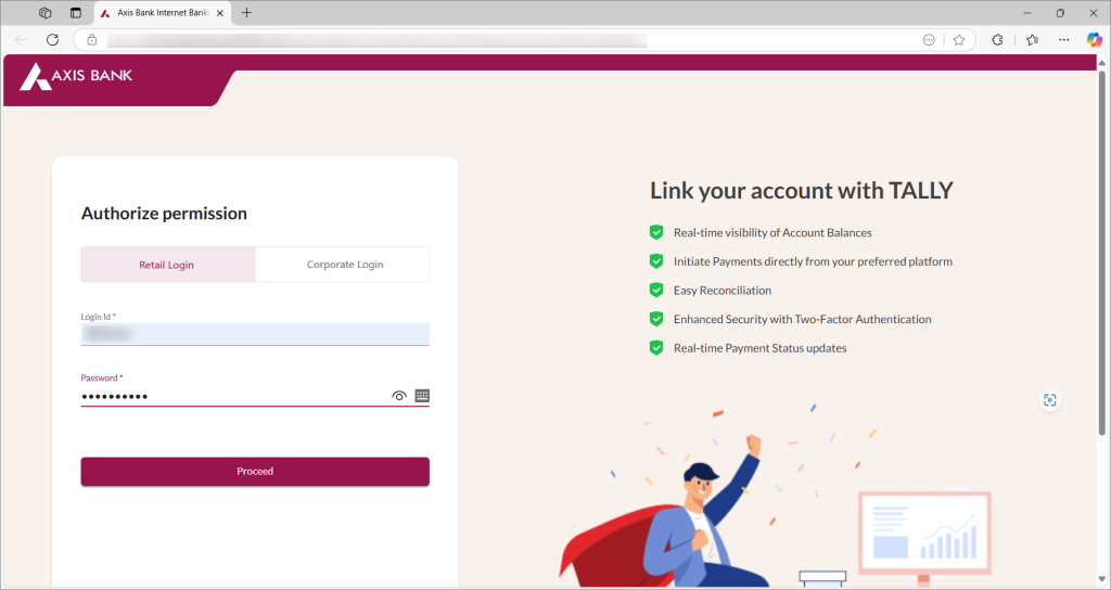 How to Establish Connection with Axis Bank Accounts from TallyPrime ...