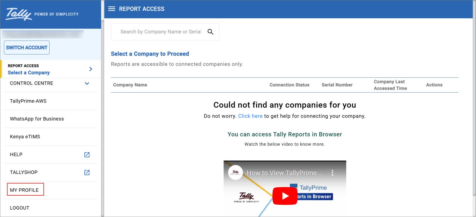 How to Reset/Change Tally.NET Password in TallyPrime or on the Portal ...