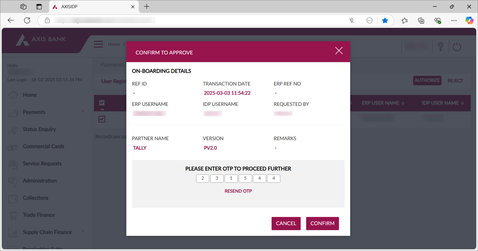 How to Establish Connection with Axis Bank Accounts from TallyPrime ...