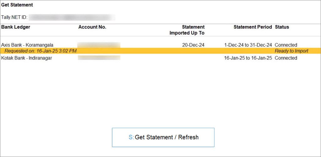 How to Use Connected Banking in TallyPrime | TallyHelp