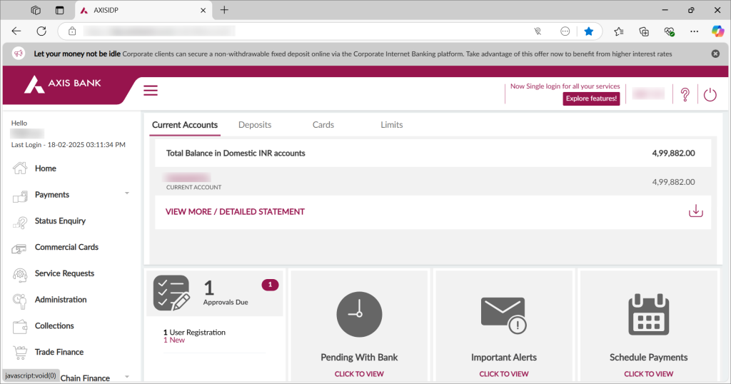 How to Establish Connection with Axis Bank Accounts from TallyPrime | TallyHelp