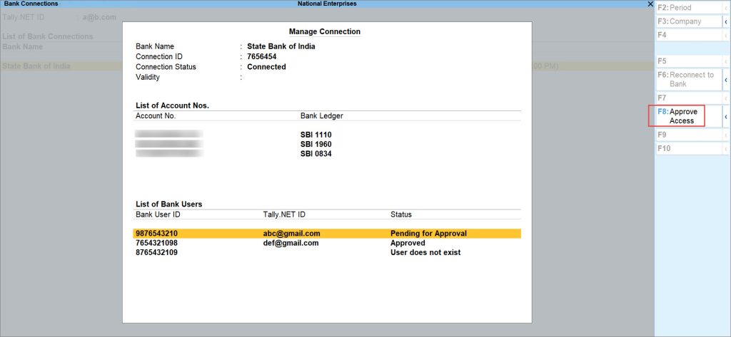How to Connect and Disconnect Bank Accounts from TallyPrime | TallyHelp