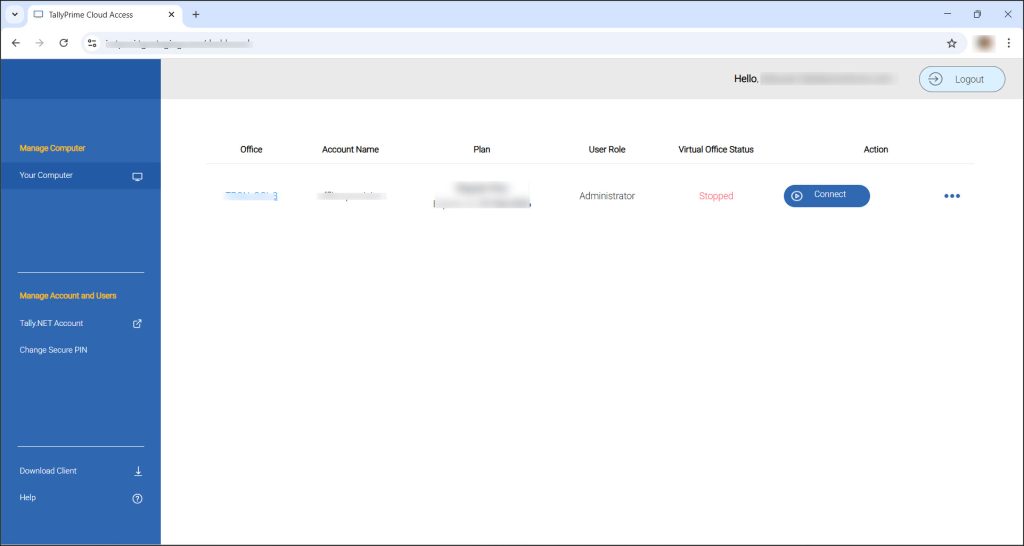 Getting Started with TallyPrime Cloud Access | TallyHelp
